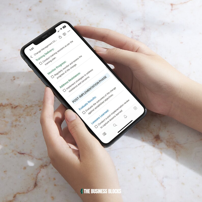 Notion Change Management Checklist Template: Project Change Control - Etsy