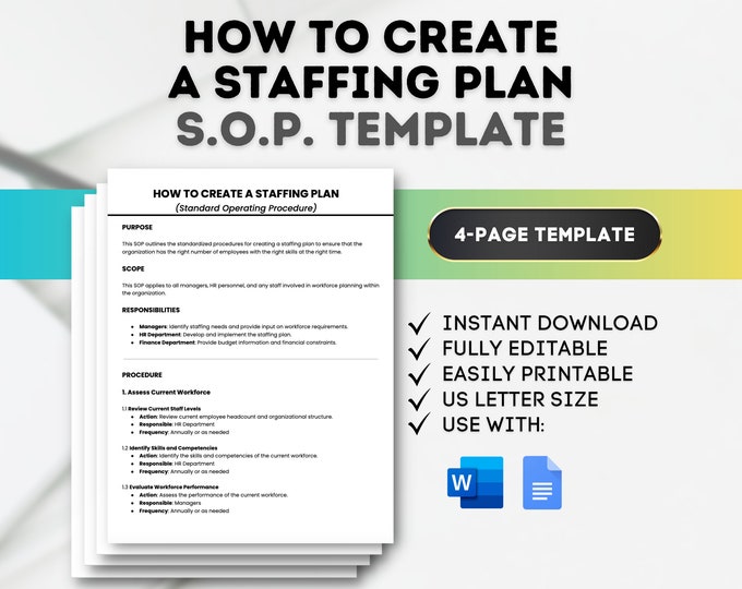 Employee Performance SOP Template: Performance Management (digital ...