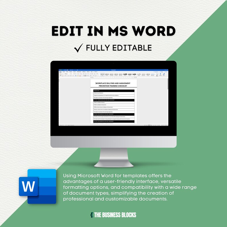 Workplace Bullying and Harassment Prevention Training Checklist ...