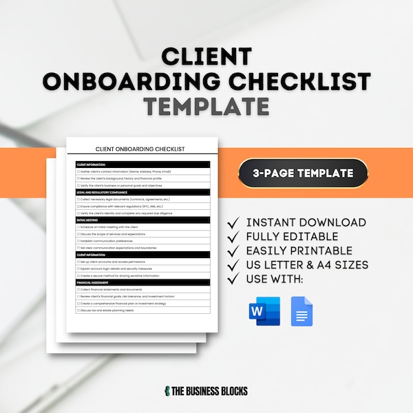 Customer Onboarding Guide Template - Etsy