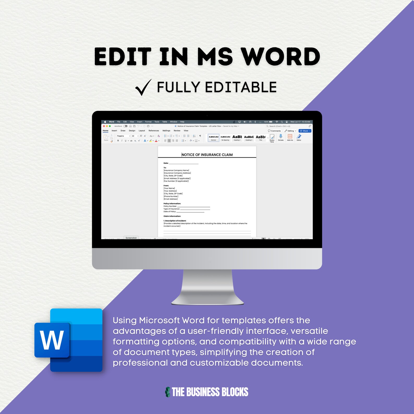 Insurance Claim Notice Template: Editable Google Docs, MS Word (US ...