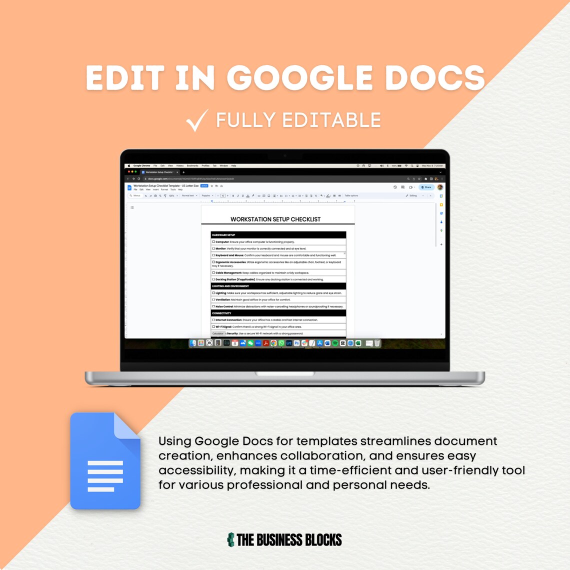 Workstation Setup Checklist Template Employee Onboarding Office ...