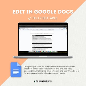 Workstation Setup Checklist Template: Ergonomic Office (digital ...
