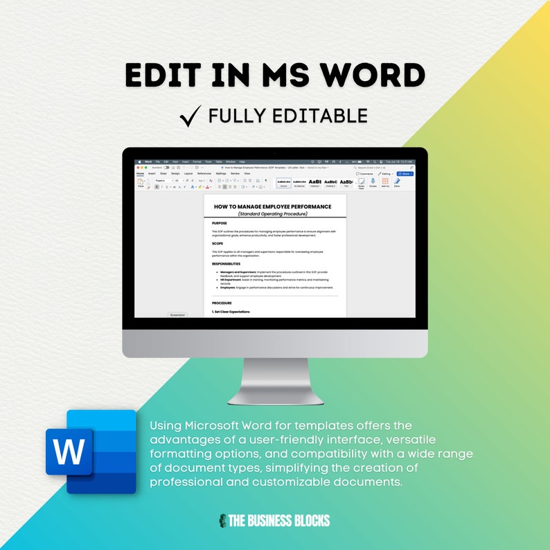 How to Manage Employee Performance SOP Template Employee Performance ...