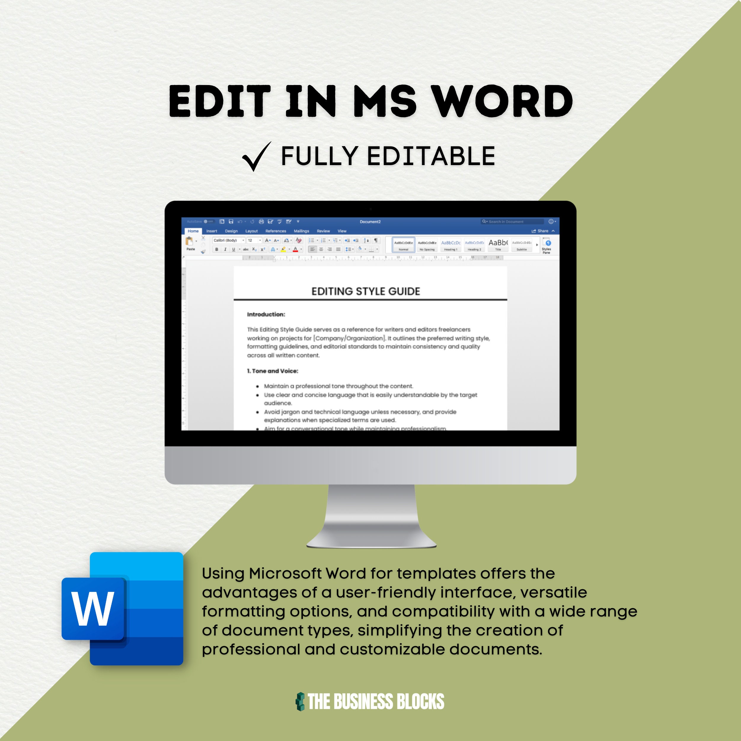 Editing Style Guide Template: Editorial & Writing Standards (google ...