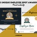 Funny Employee Award Template: Printable Employee Spotlight Certificate ...