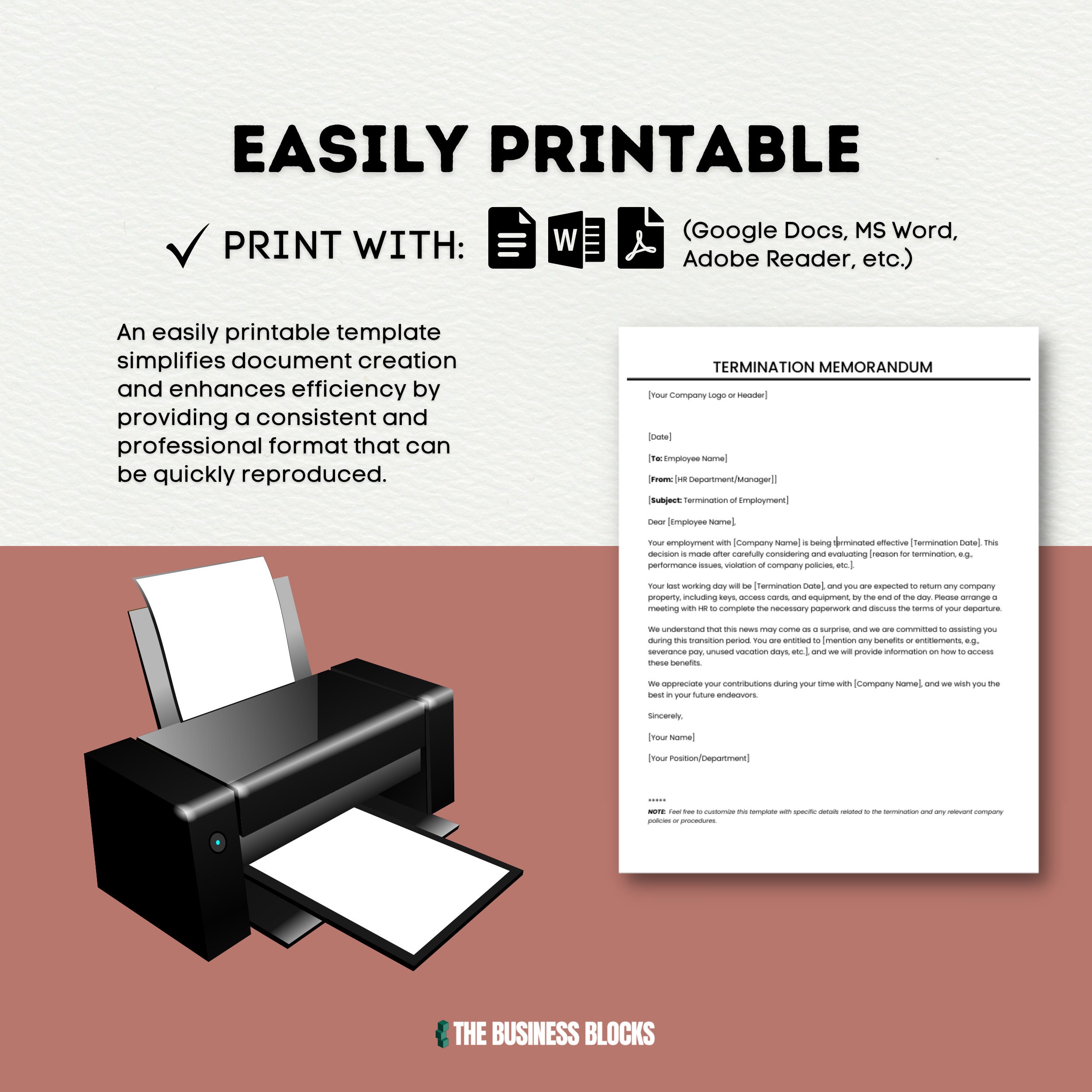 Termination Memorandum Template Employee Termination Letter Format ... Termination Memorandum Template Employee Termination Letter Format ...