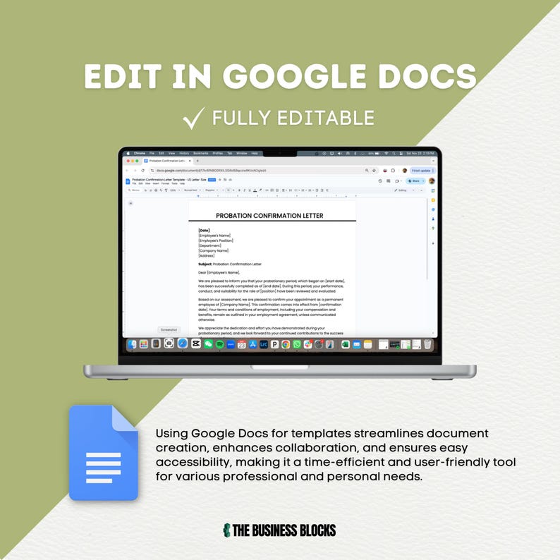 Probation Confirmation Letter Template: HR Completion Letter (google ...