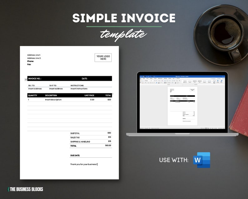Invoice Template Word Small Business Bookkeeping Invoice Templates ...