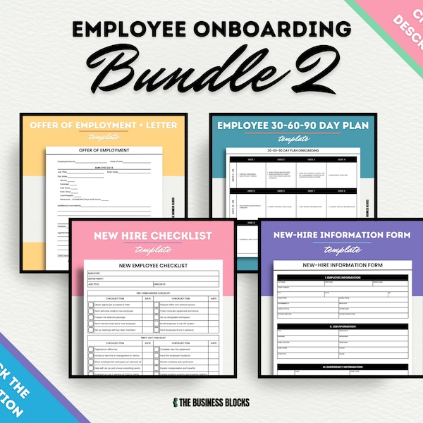 Onboarding Process Template - Etsy