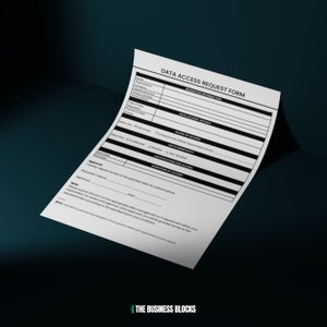 Data Access Request Form Template: GDPR Data Management (google Docs ...