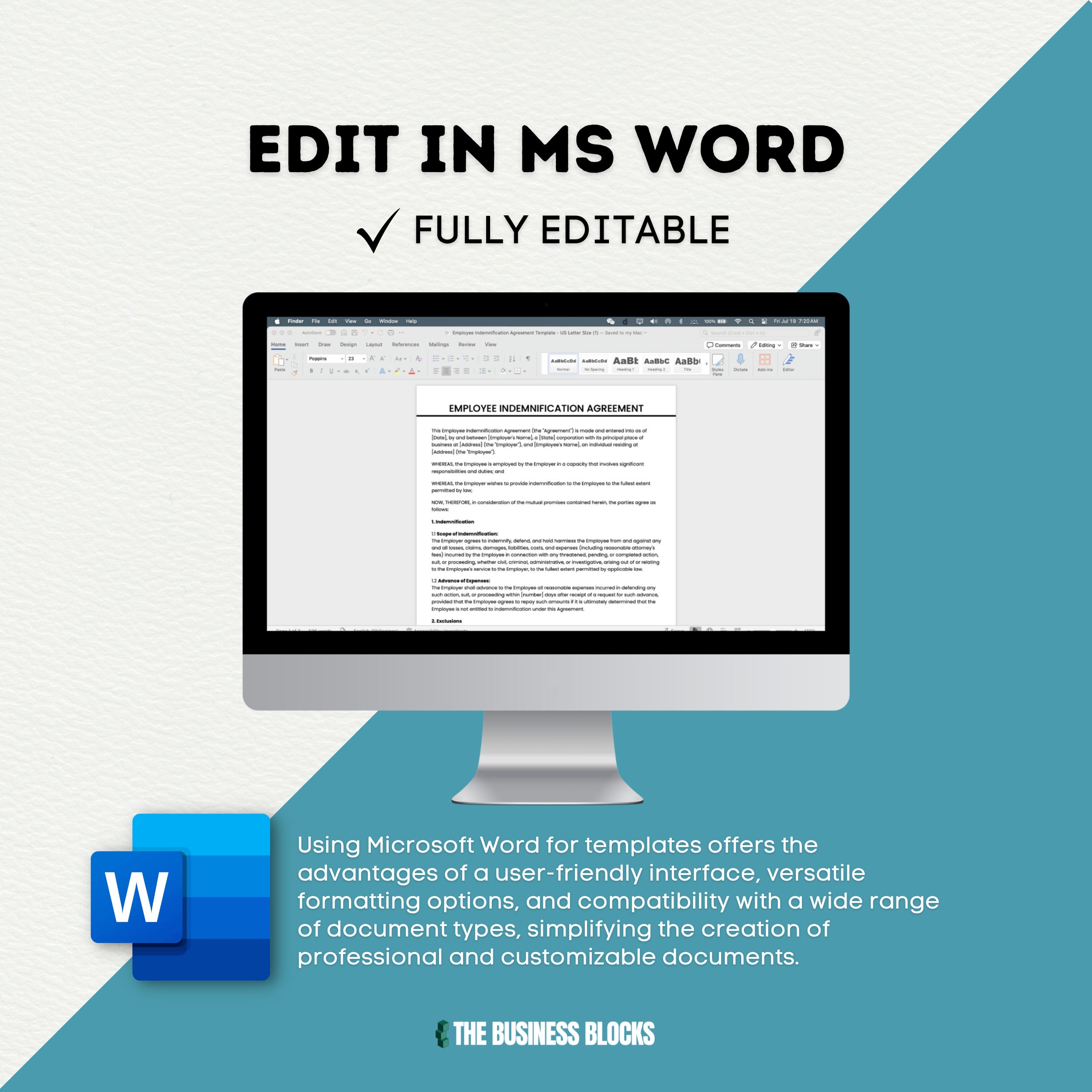 Employee Indemnification Agreement Template: Editable Legal Form ...