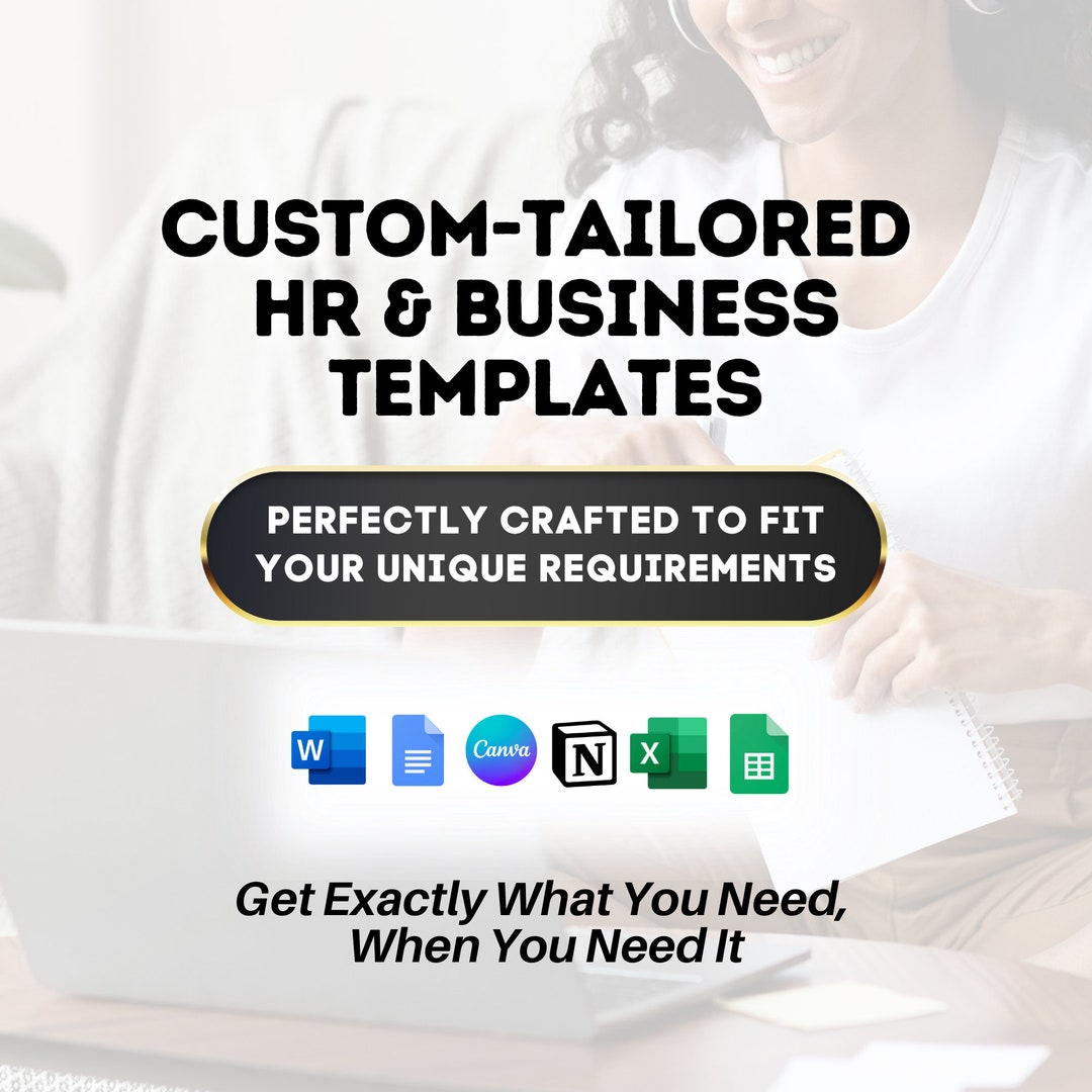 Custom-tailored HR Document Templates Business Templates Employee ...