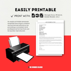 Late Payment Letter Template: Invoice Follow-up (google Docs, MS Word ...