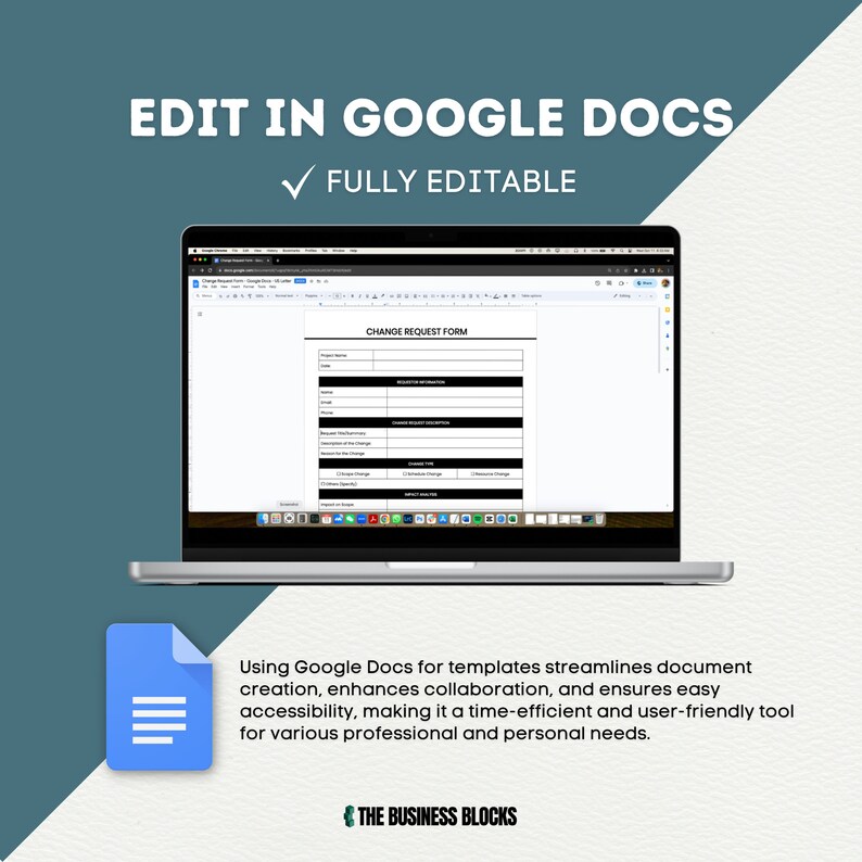 Change Request Form Template Project Management Task Tracker - Etsy