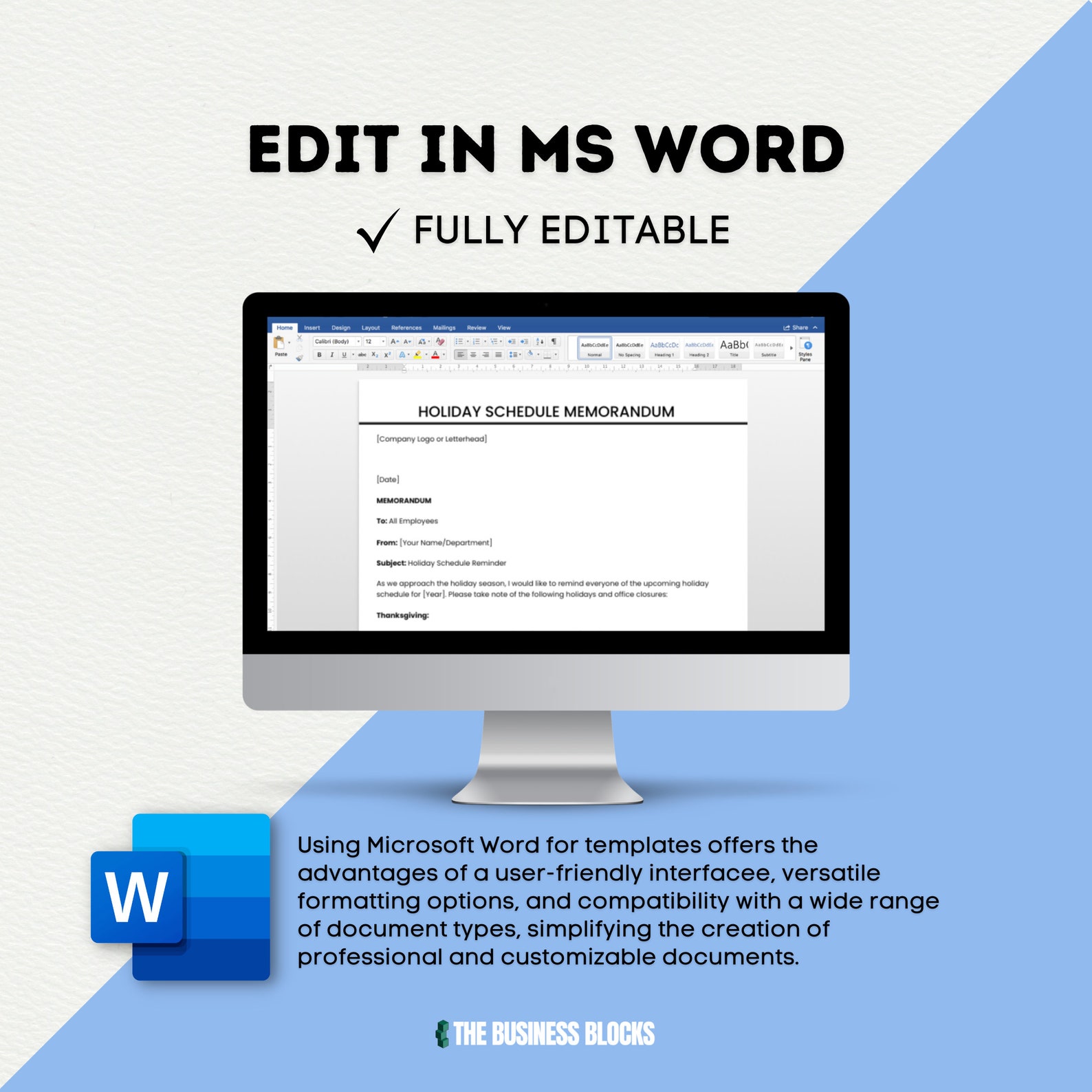 Holiday Schedule Memo Template Company Holiday Memo Format Holiday ...