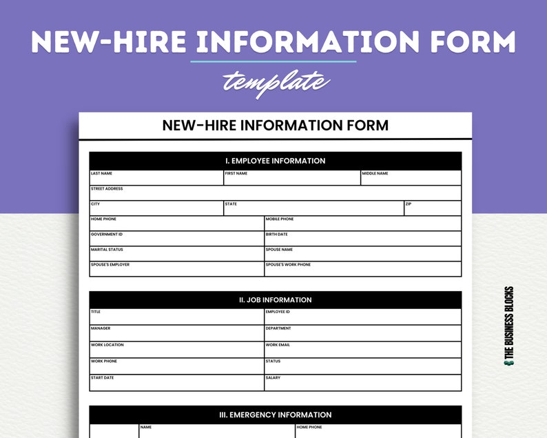 New Hire Checklist Employment Application Onboarding Process New Hire ...