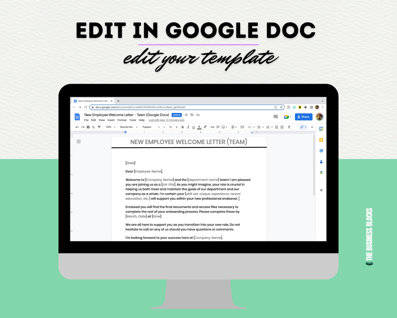 New Employee Welcome Letter Template: Editable Onboarding (canva ...
