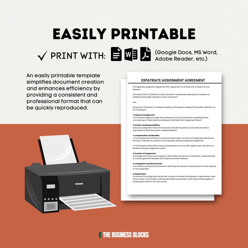 Expatriate Assignment Agreement Template: Global Relocation Contract ...