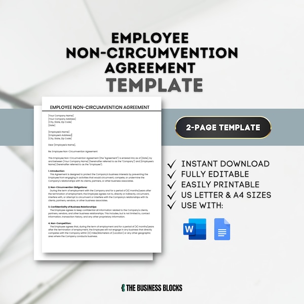 Employee Confidentiality Agreement Template - Etsy