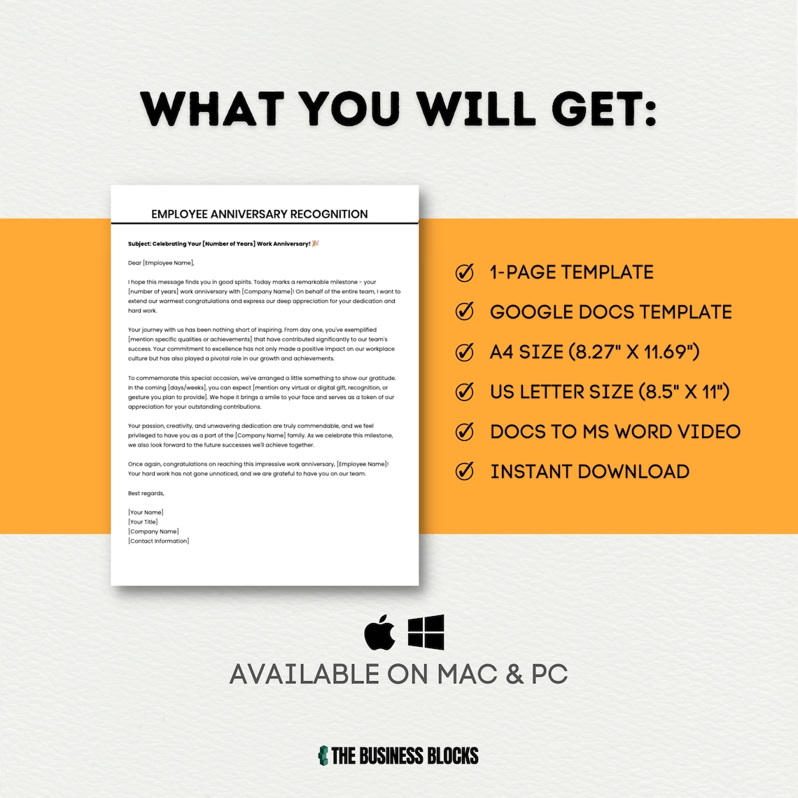 Employee Anniversary Recognition Template Anniversary Celebration ...