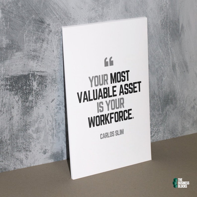 Carlos Slim Quote Office Art: Workforce Motivation (printable) - Etsy