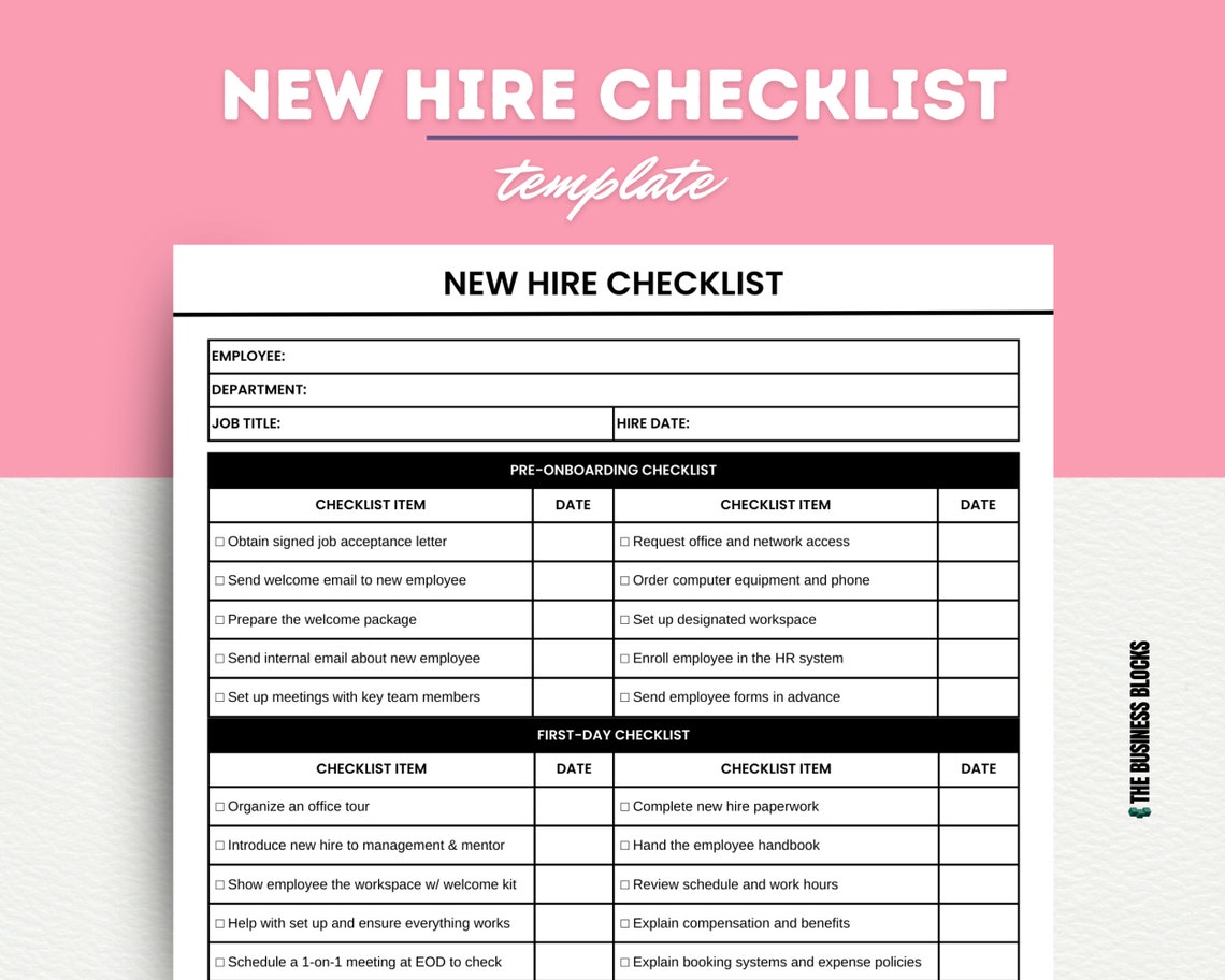 Employee Onboarding Template Bundle: HR Forms & New Hire Kit (canva ...
