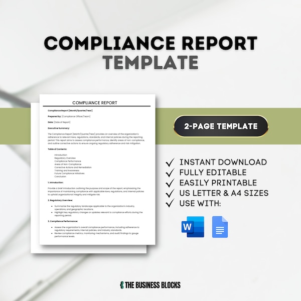 Compliance Template - Etsy