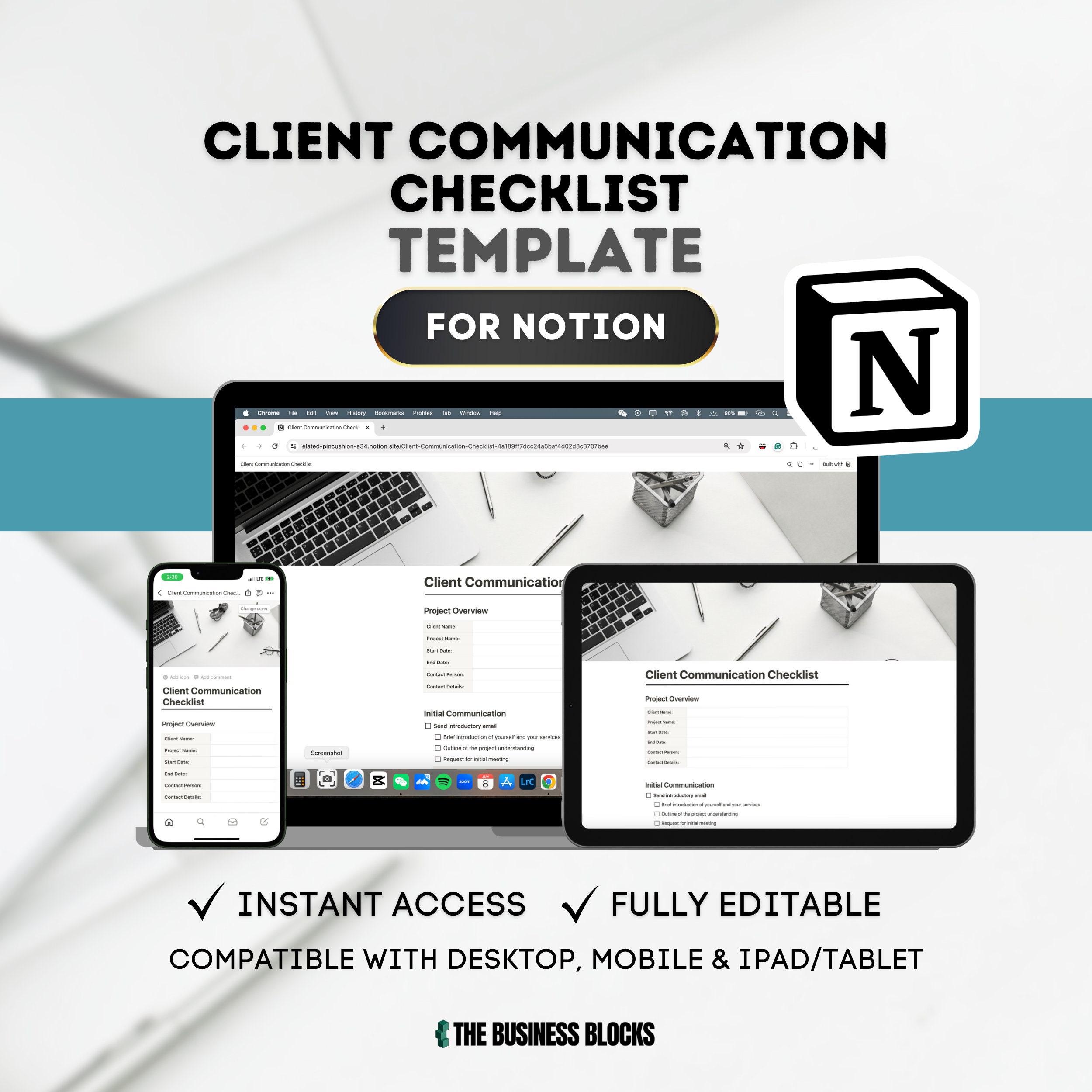 Notion Client Communication Checklist Template (digital Download) - Etsy
