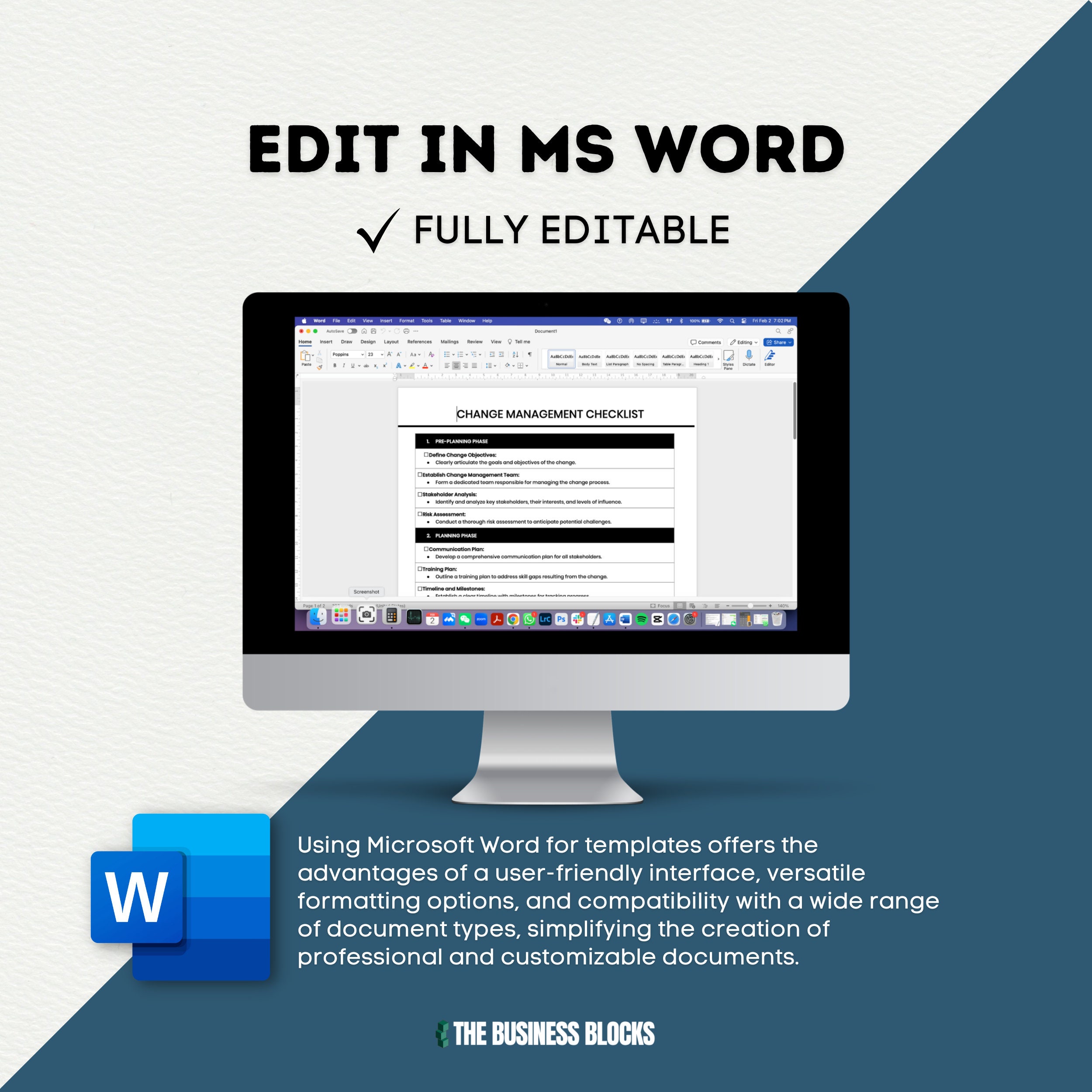 Change Management Checklist Template: Editable Process Control Log ...