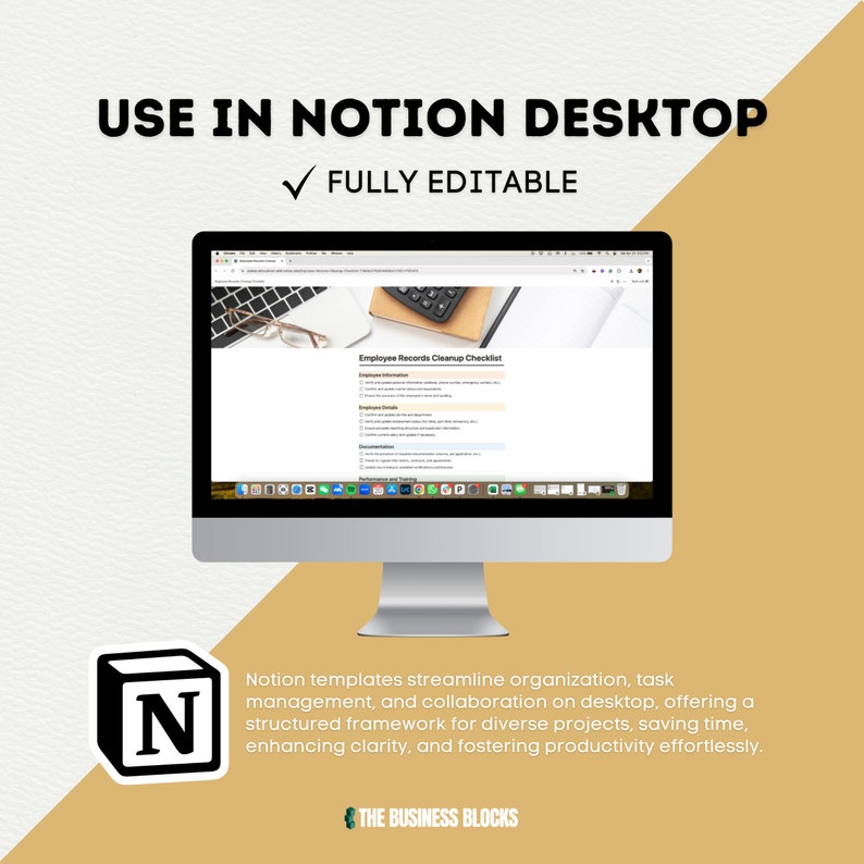 Notion Employee Records Cleanup Checklist Template - Etsy