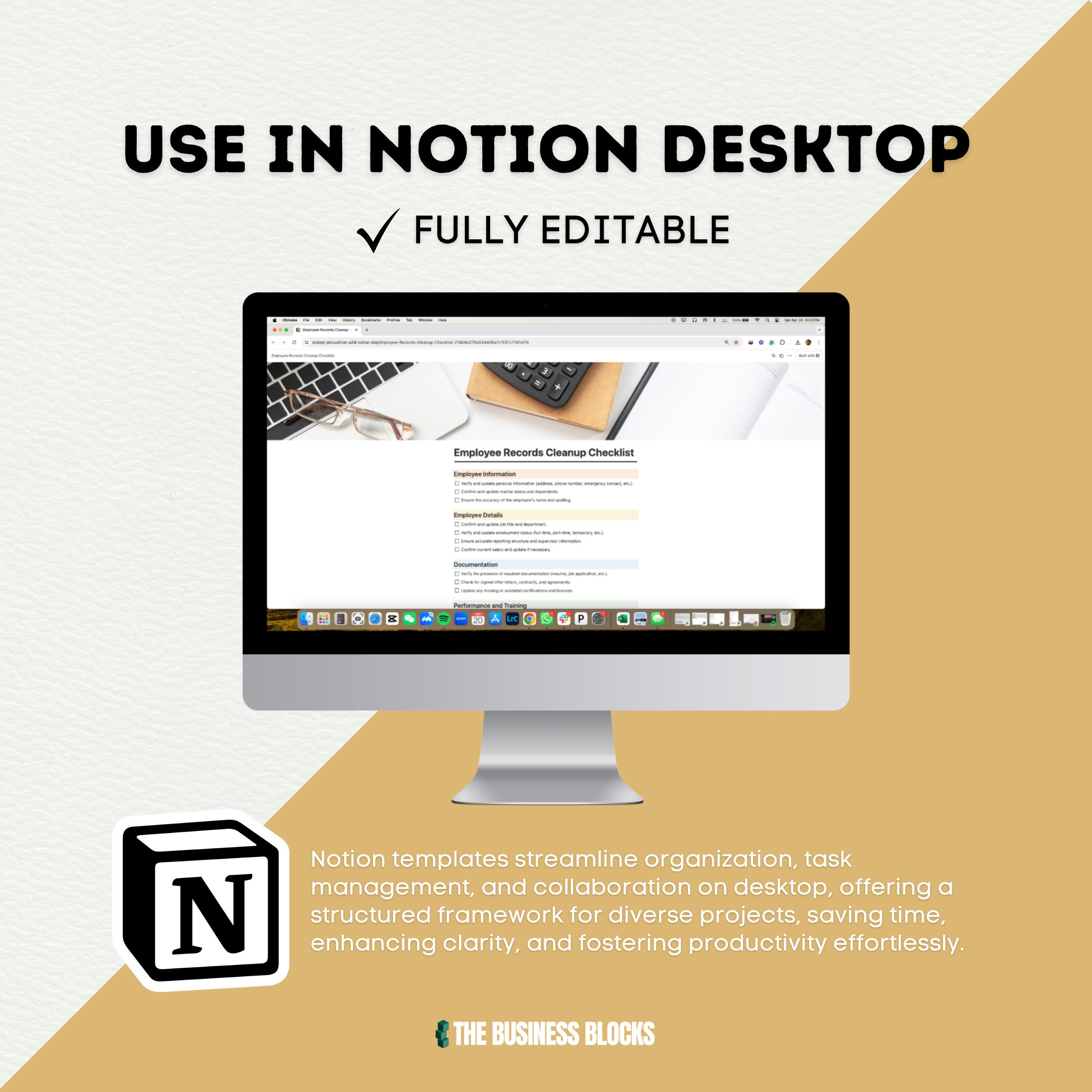 Notion Employee Records Cleanup Checklist Template - Etsy