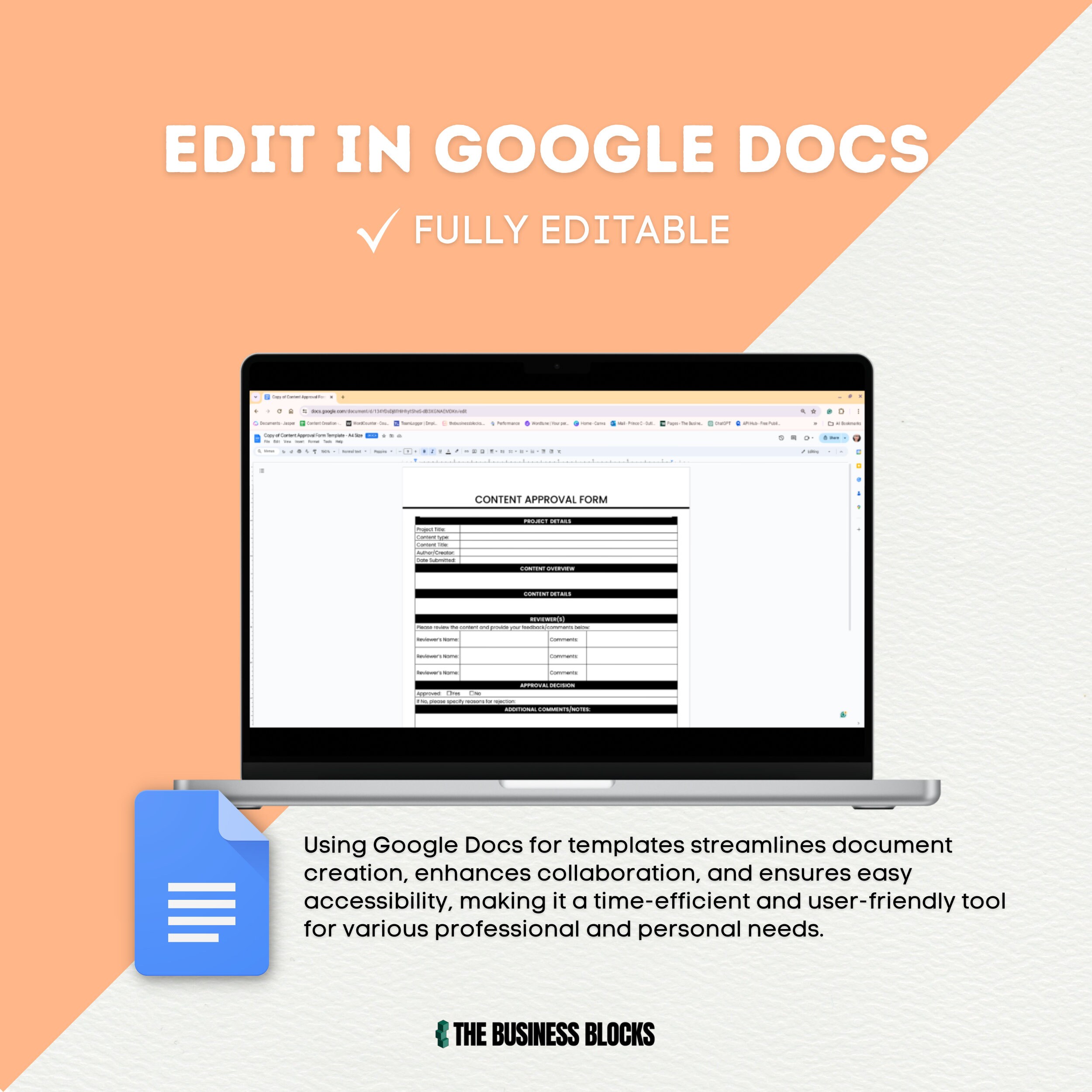 Content Approval Form Template Content Review and Approval Form Content ...