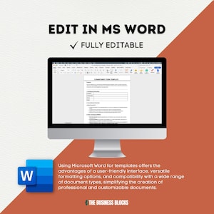 Commitment Form Template: Employee Pledge (google Docs, MS Word) - Etsy