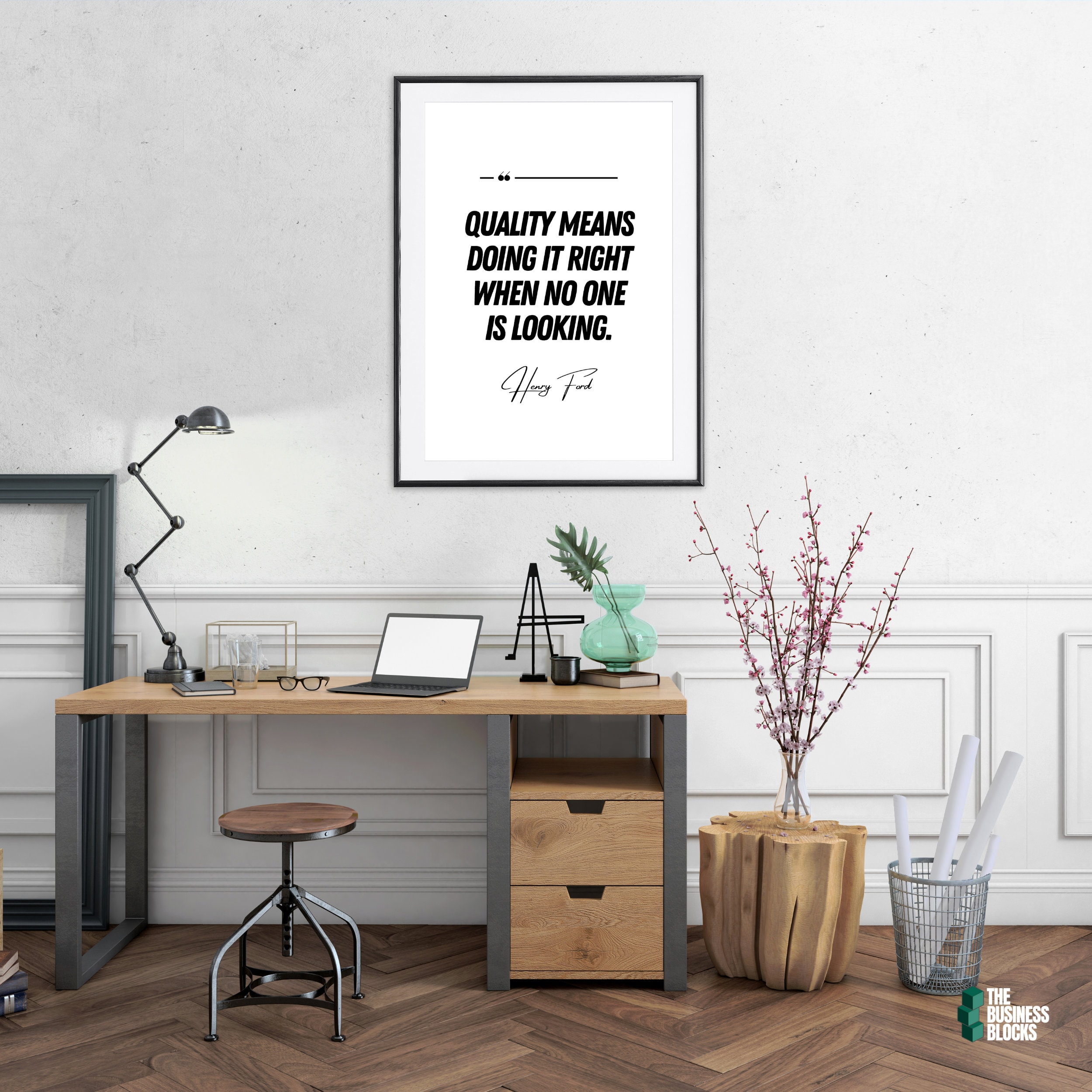Henry Ford Quote Print: Quality Office Inspiration (digital Download ...