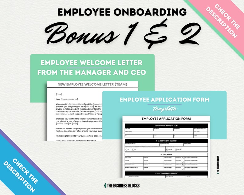 Employee Onboarding Template Bundle: HR Forms & New Hire Kit (canva ...
