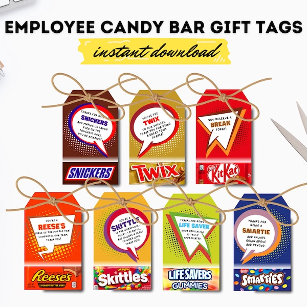 Twix Candy Employee Appreciation Sign - Etsy