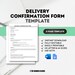 Delivery Confirmation Form Template: Photography & Videography (google ...