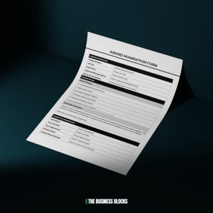 Employee Award Nomination Form Template Employee Recognition Form ...