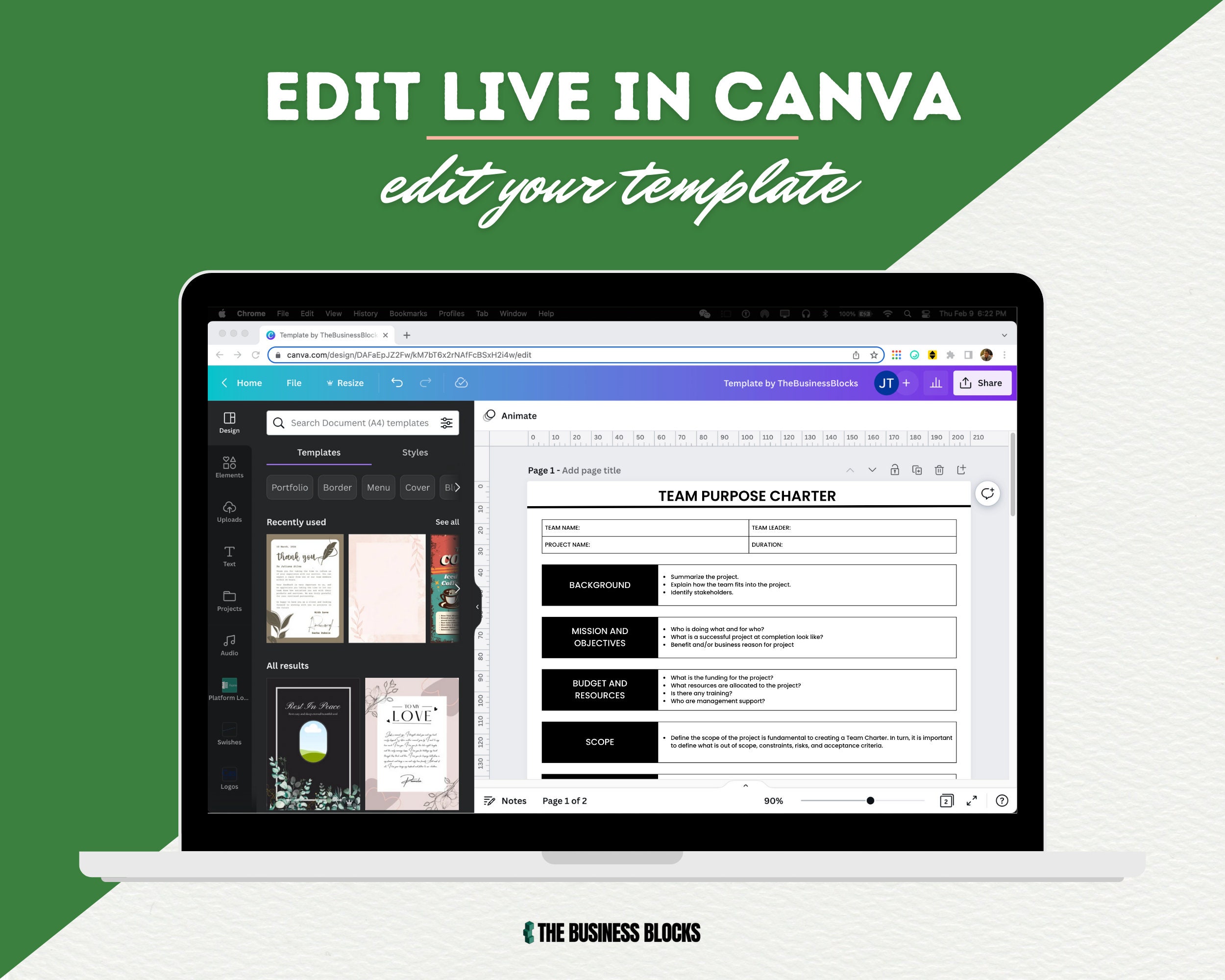 Project Charter Template Project Status Report Team Charter Project ...