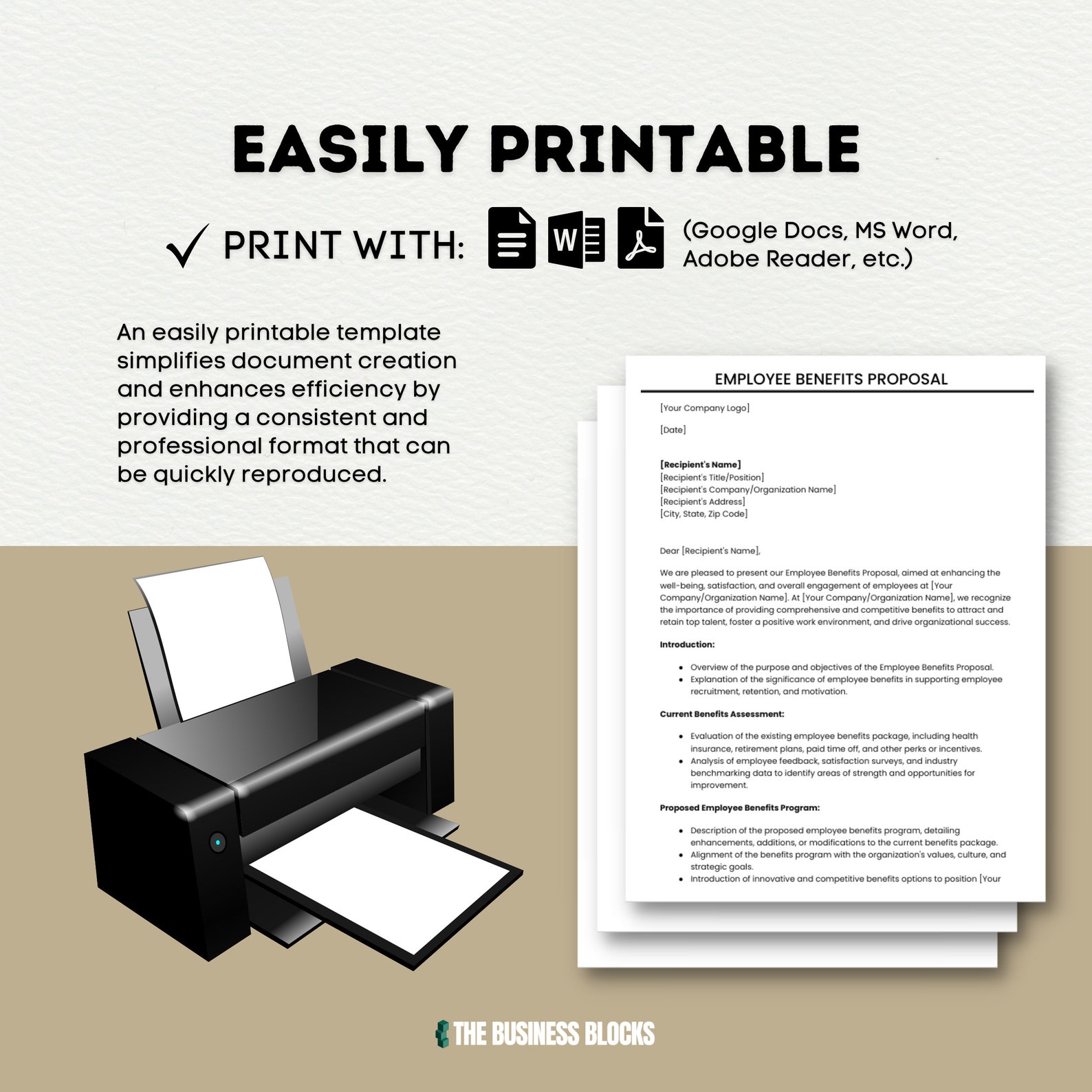 Employee Benefits Proposal Template Proposal for Employee Benefits ...