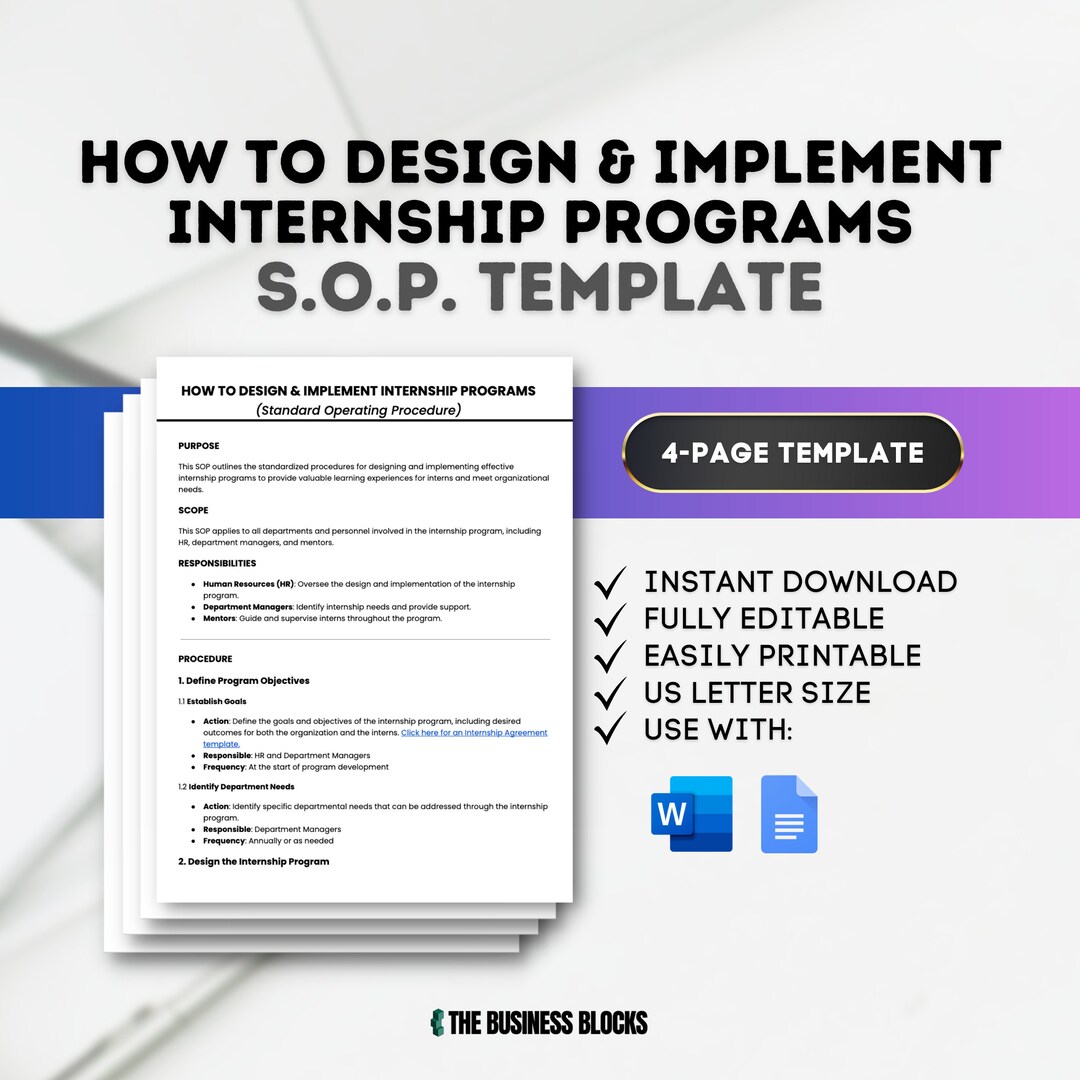 How to Design and Implement Internship Programs Steps to Create an ...