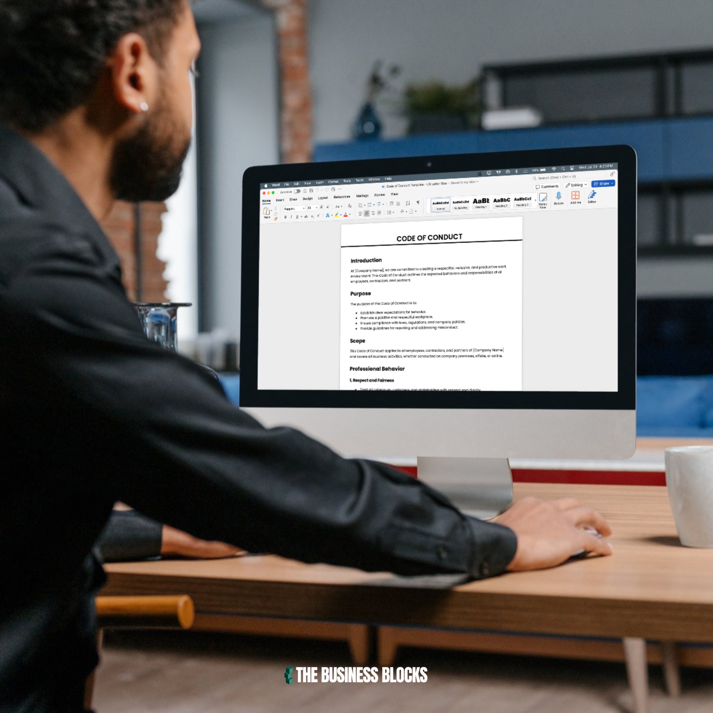 Code of Conduct Template: Corporate Employee Workplace Business (google ...