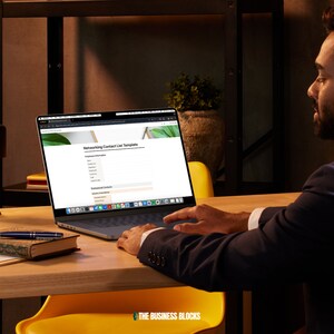 NOTION Networking Contact List Template Freelancer Networking Template Contact Management ...
