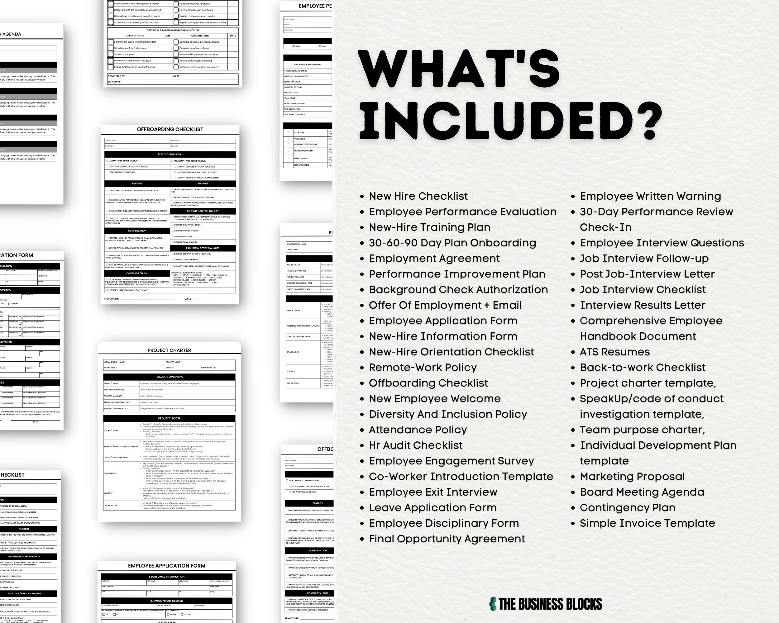 Human Resources Templates HR Forms Employee Onboarding Etsy Human Resources Templates HR Forms Employee Onboarding Etsy