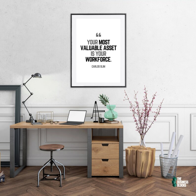 Carlos Slim Quote Office Art: Workforce Motivation (printable) - Etsy