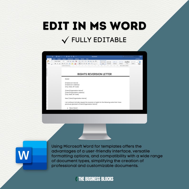 Rights Reversion Letter Template Author Rights Reversion Copyright ...
