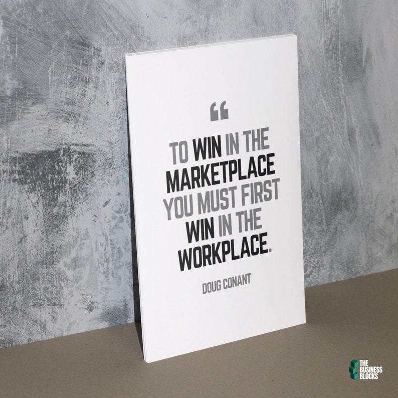 Inspirational Office Wall Art: Doug Conant Quote (printable) - Etsy