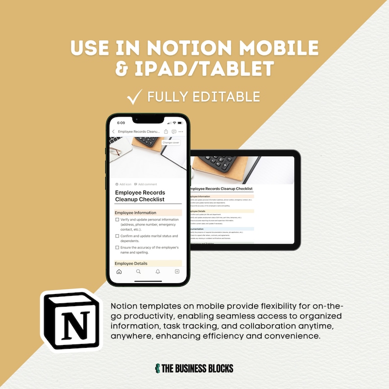 Notion Employee Records Cleanup Checklist Template - Etsy