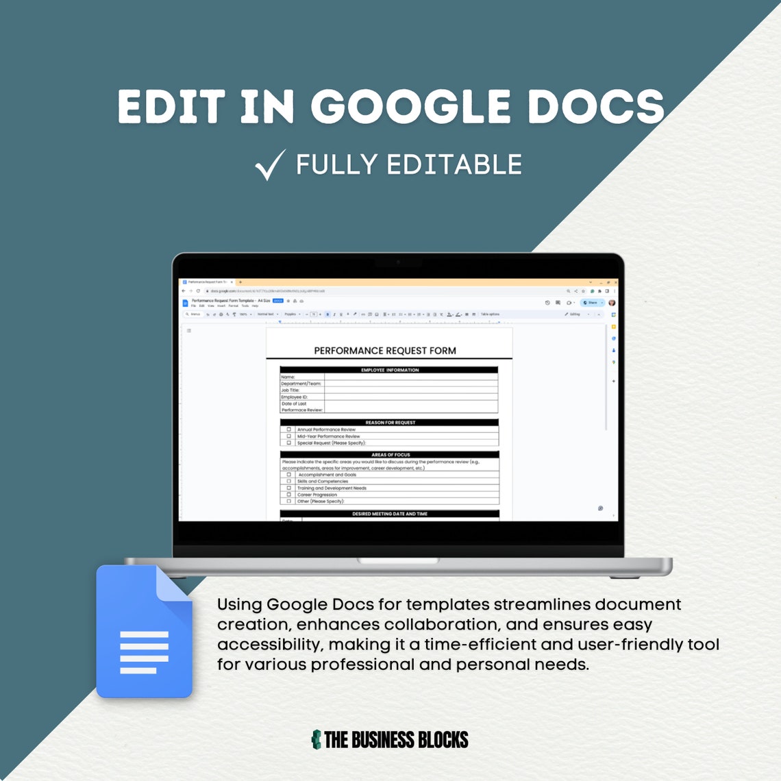 Performance Request Form Template Performance Evaluation Employe ...
